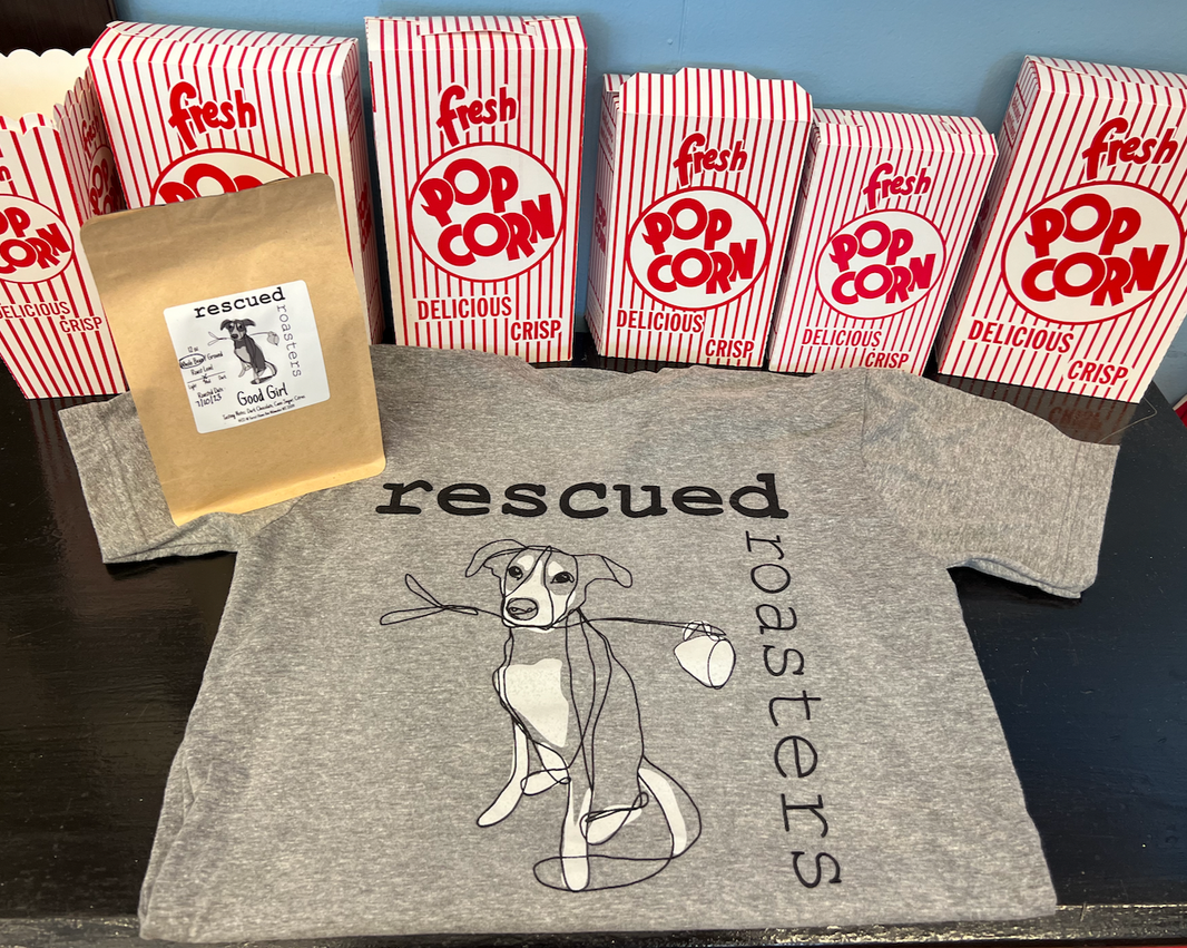 Merchandise – Rescued Roasters/Knights Gourmet Popcorn